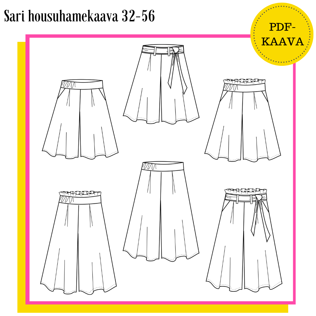 Sari housuhame PDF-kaava – Unelmallinen